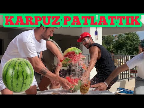 KARPUZ PATLATTIK ( EZGİNİN TELEFONU KIRILDI)