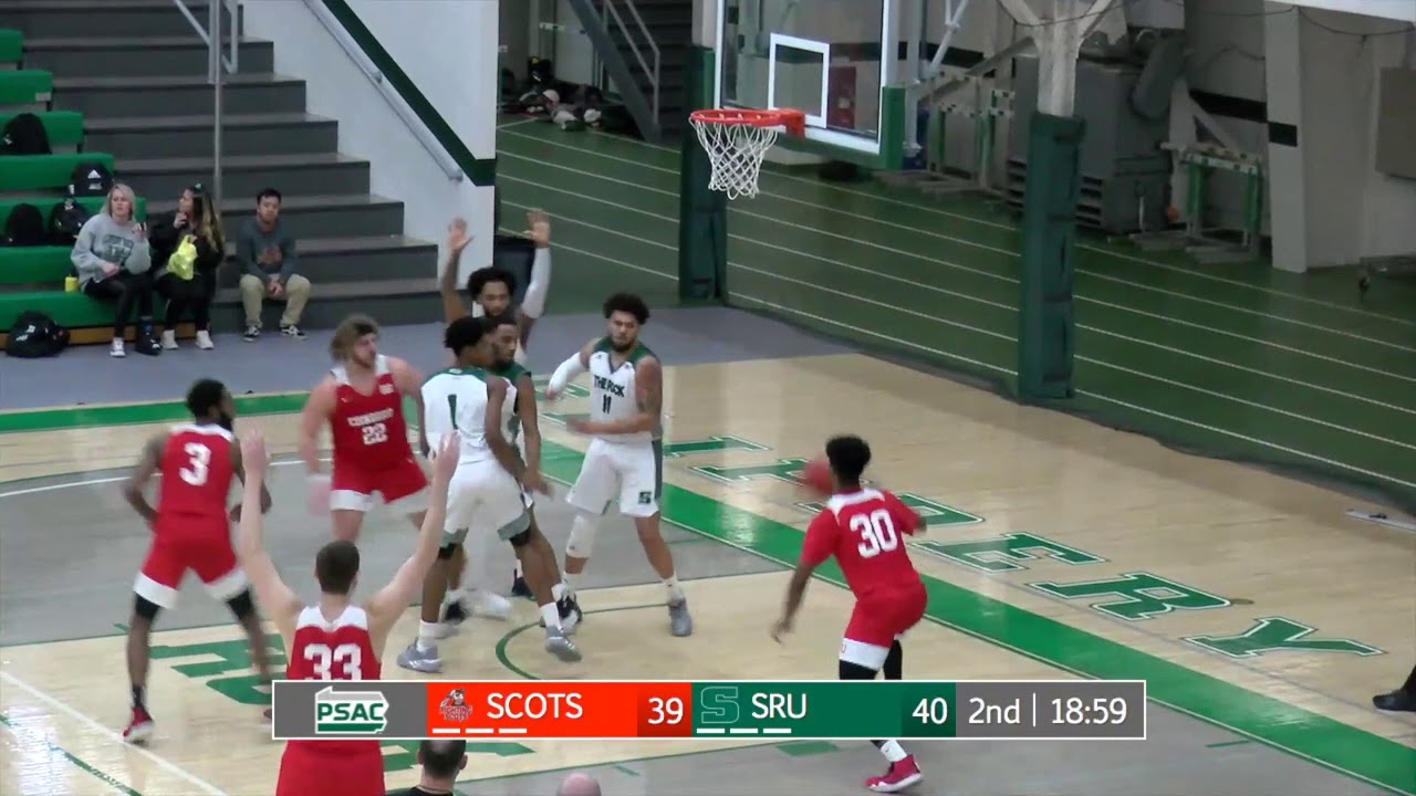 SRU Men's Basketball Highlights vs. Edinboro - YouTube