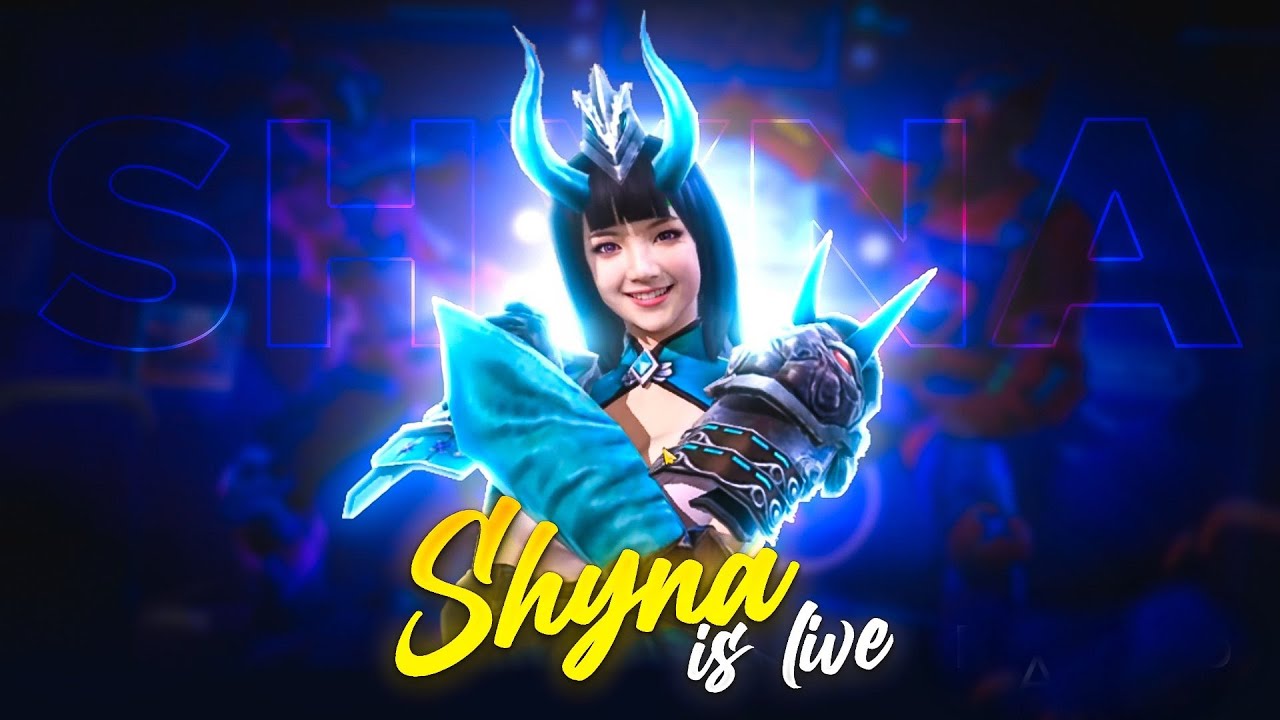 FREEFIRE LIVE 🔥SHYNA IS LIVE 🥰 JOIN AND PLAY 😇#nonstopgaming #ajjubhai ...