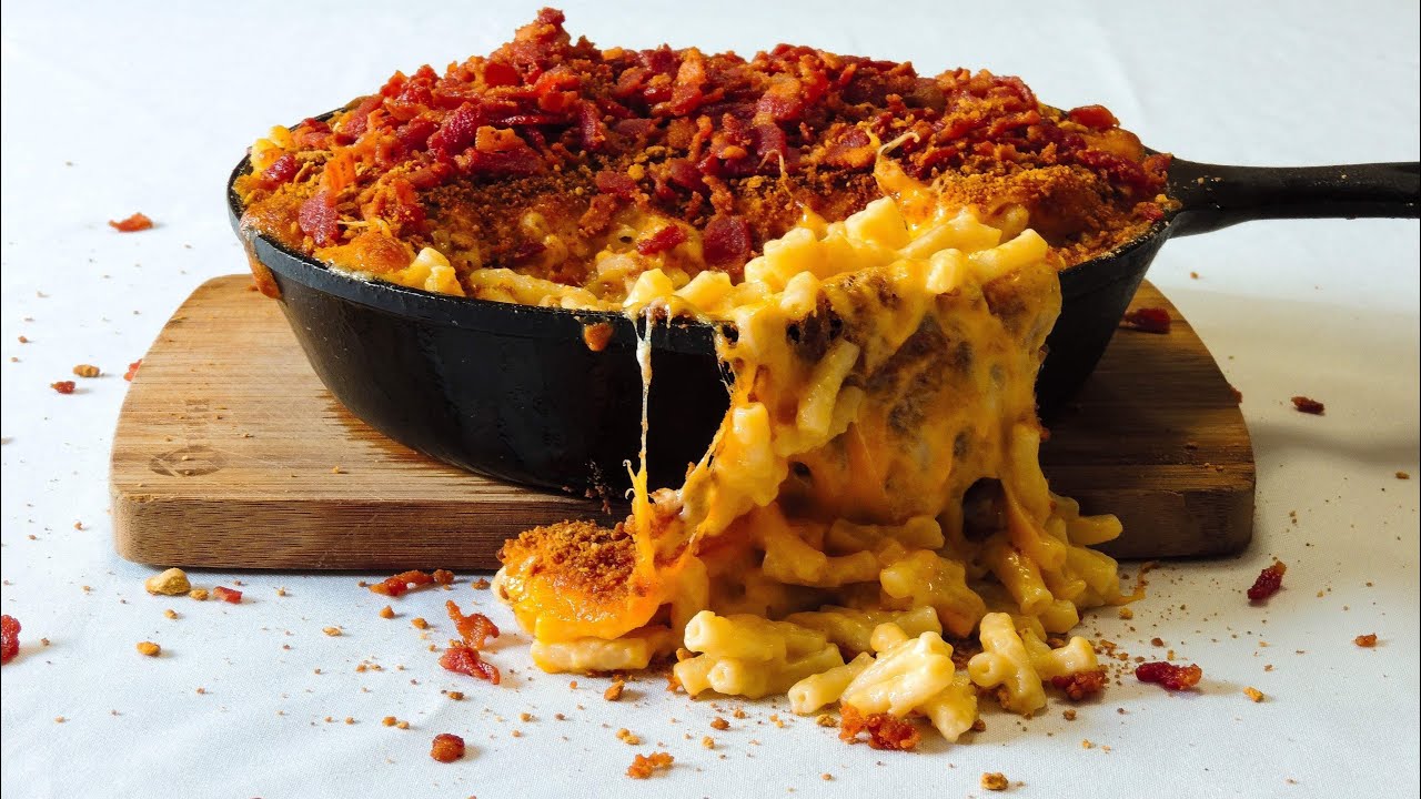 MACARRONES CON QUESO | Con Mucho Queso y Tocino - YouTube