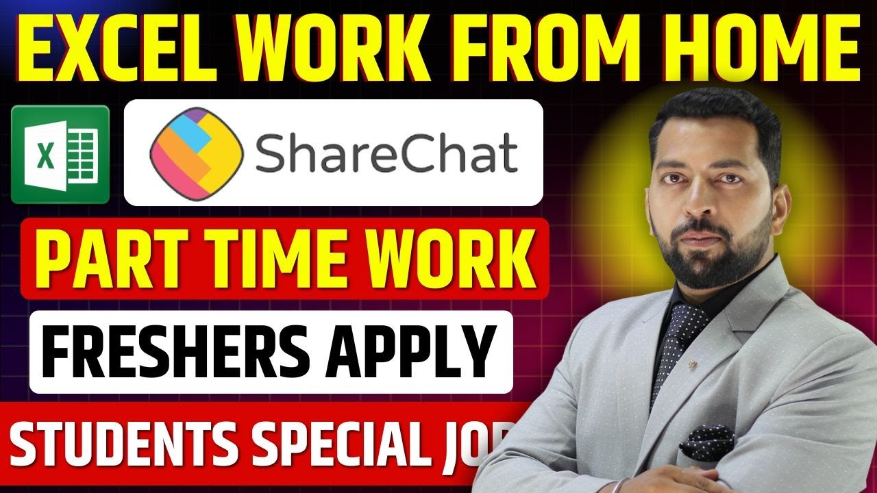 Part Time Work From Home Job | Excel Work | Work From Home Job for Students | Part Time Work ...