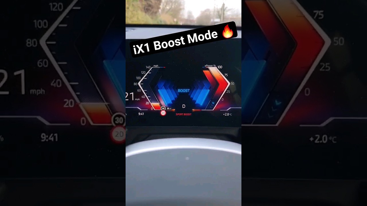 BMW iX1 2023 Launch with Boost Mode 🔥 0-60 - YouTube