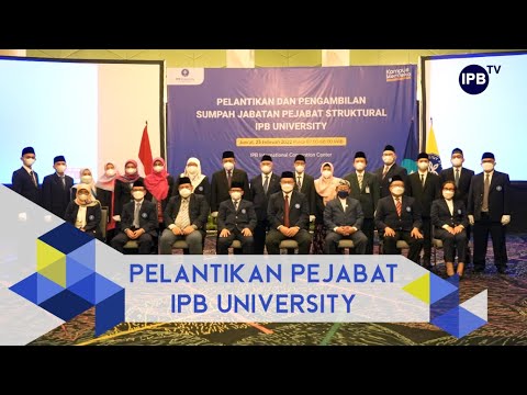 IPB News: Pelantikan Pejabat di Lingkungan IPB University 25 Februari ...
