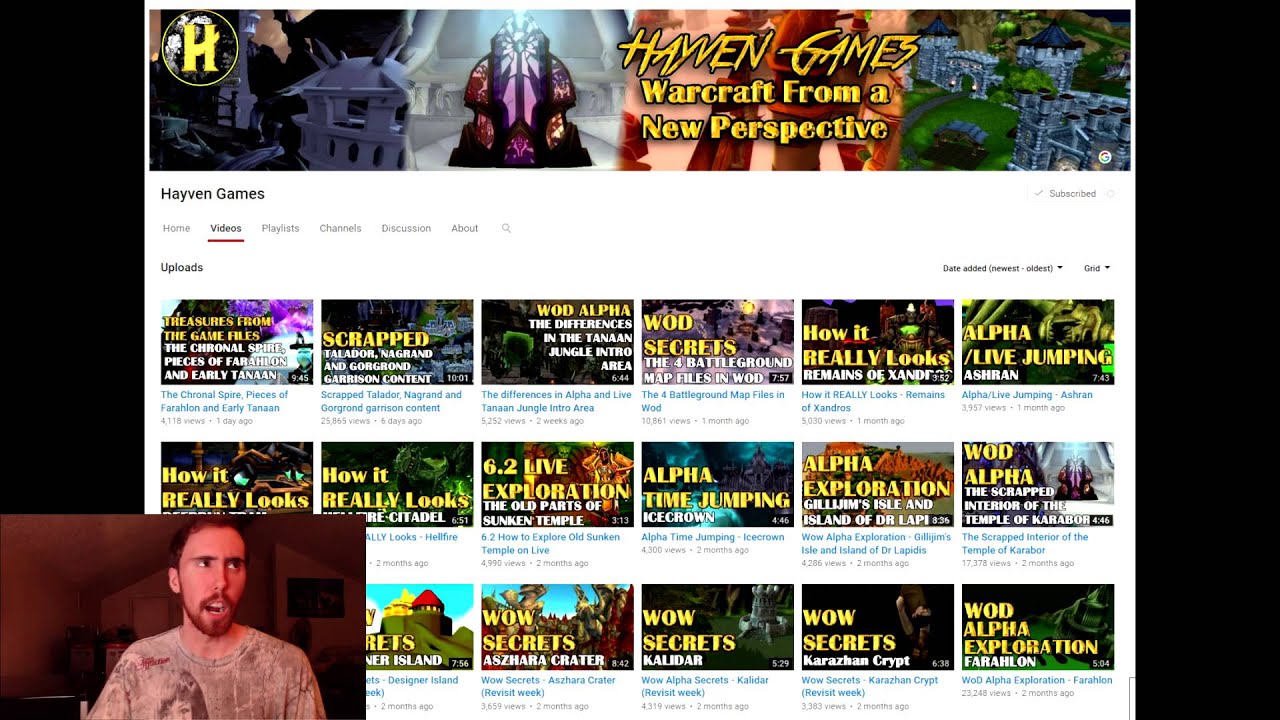 My Top 5 Favorite Under 20k WoW Channels - YouTube