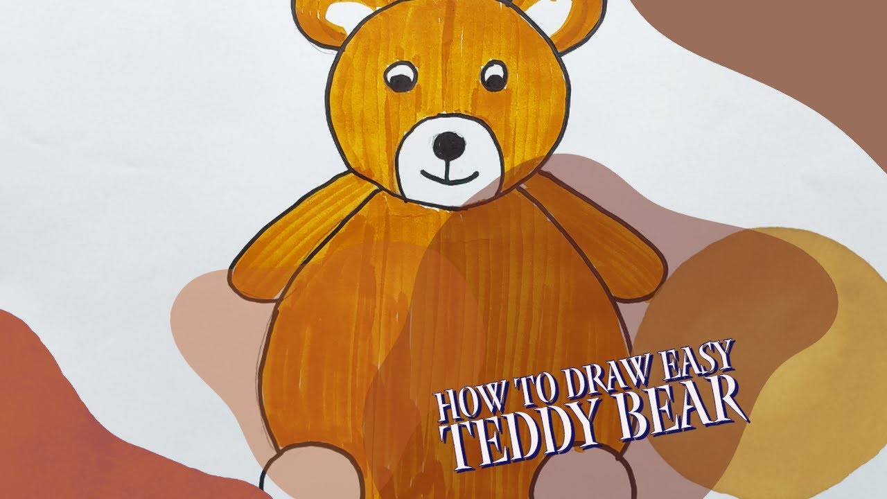 How to Draw Teddy Bear Symmetrical #artwithfun - YouTube