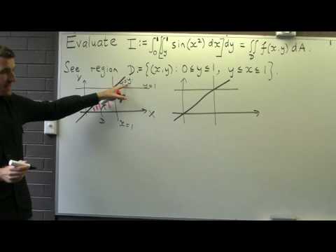 Double integrals: reversing the order of integration - YouTube