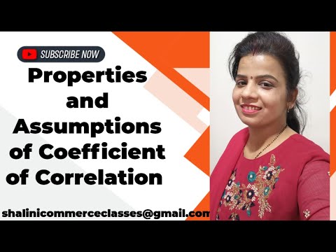 Properties and Assumptions of Correlation - YouTube