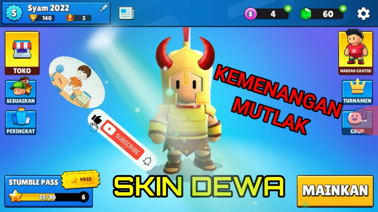 Skin Maximus Super Lincah | Stumble Guys #kinemaster #stumbleguys - YouTube