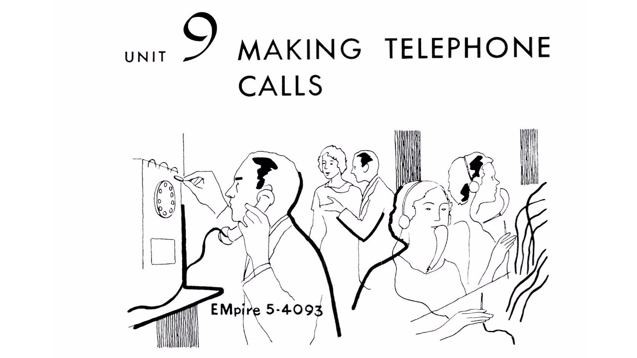 English 900 - Book Four - Unit 9 Making Telephone Calls - YouTube