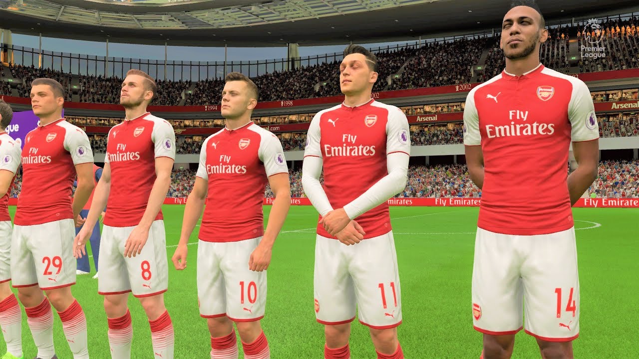ARSENAL Vs. EVERTON (FULL GAMEPLAY ) 1080p FIFA 18 - YouTube