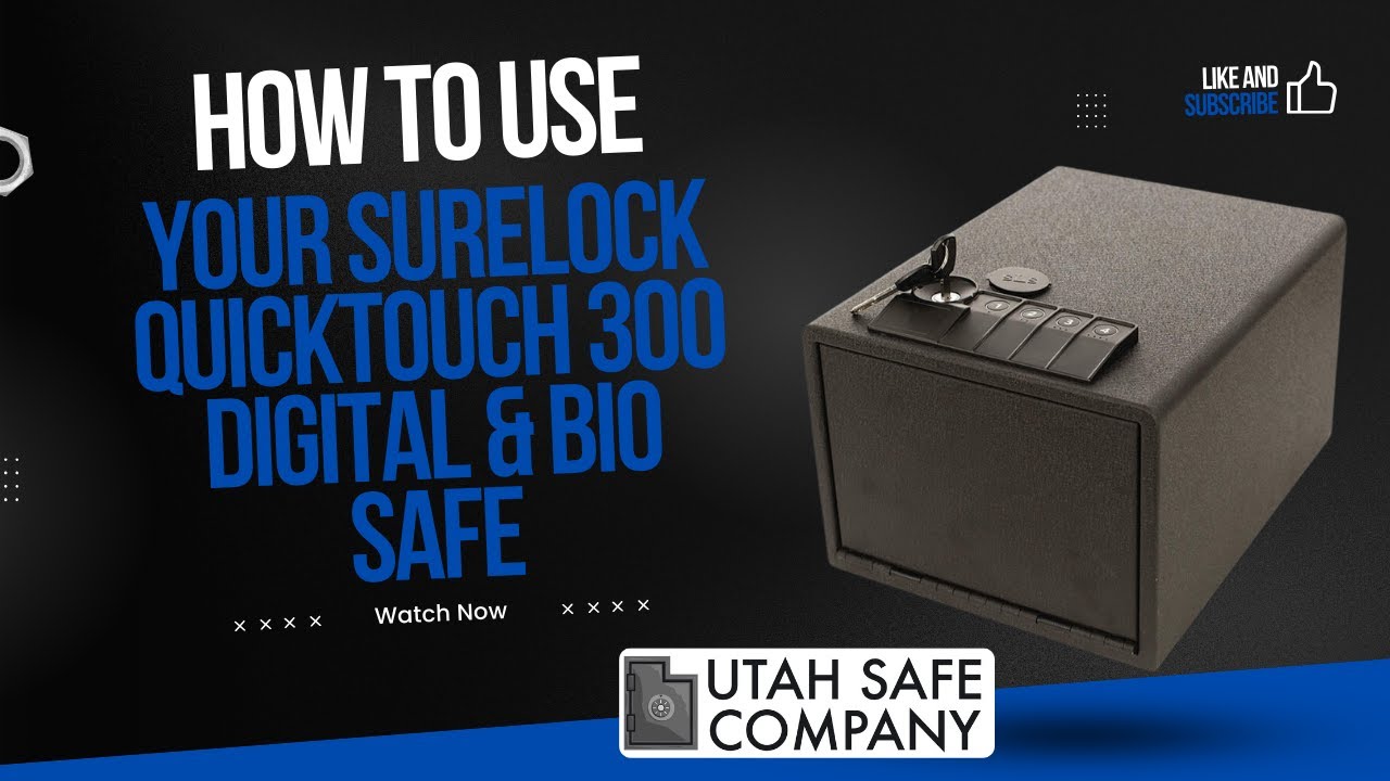 Surelock Security Quicktouch 300 Digital + Bio Unboxing and Setup - YouTube