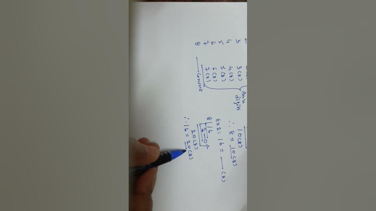 Decimal to Octal | Digital electronics - YouTube