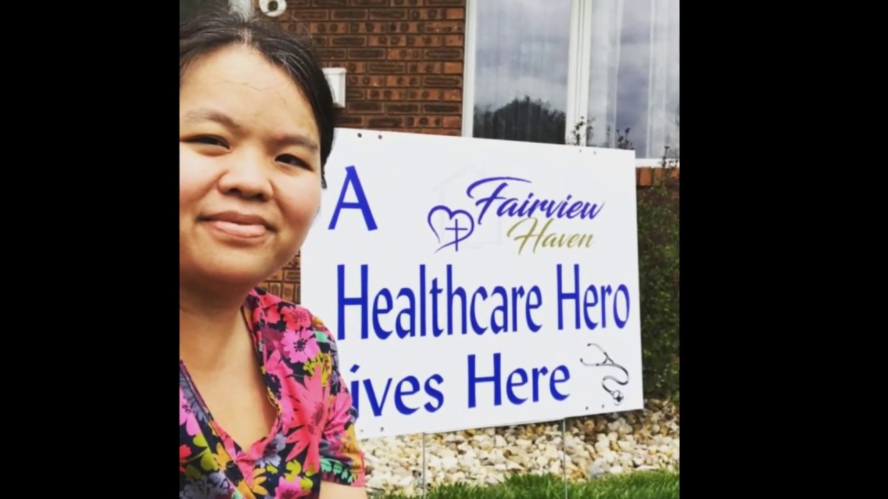 FVH Team and Healthcare Heroes Signs - YouTube
