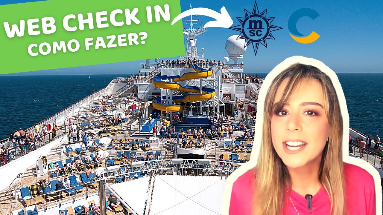 WEB CHECK IN CRUZEIROS MARÍTIMOS - como fazer o check in online? - YouTube
