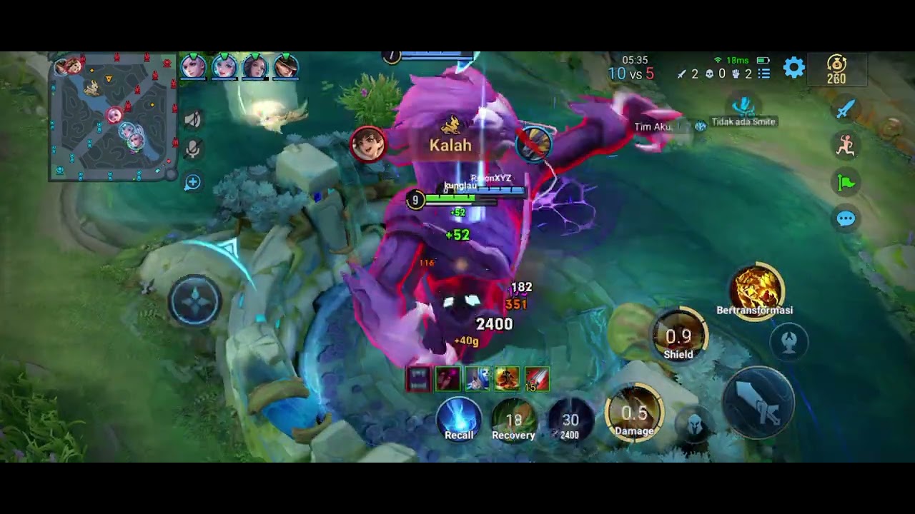 Ezz win pakai jungler ini digranmaster - YouTube