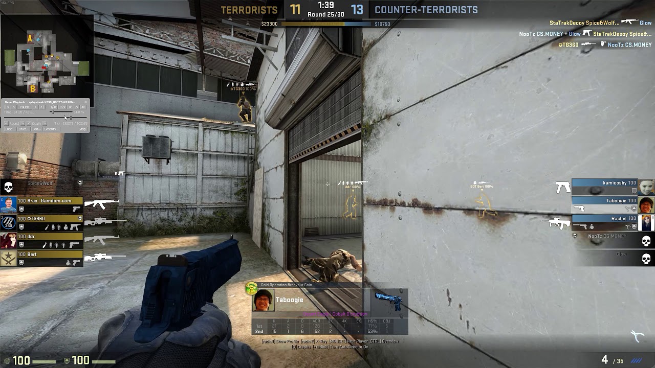 how cheaters play CSGO (slow-mo) - YouTube