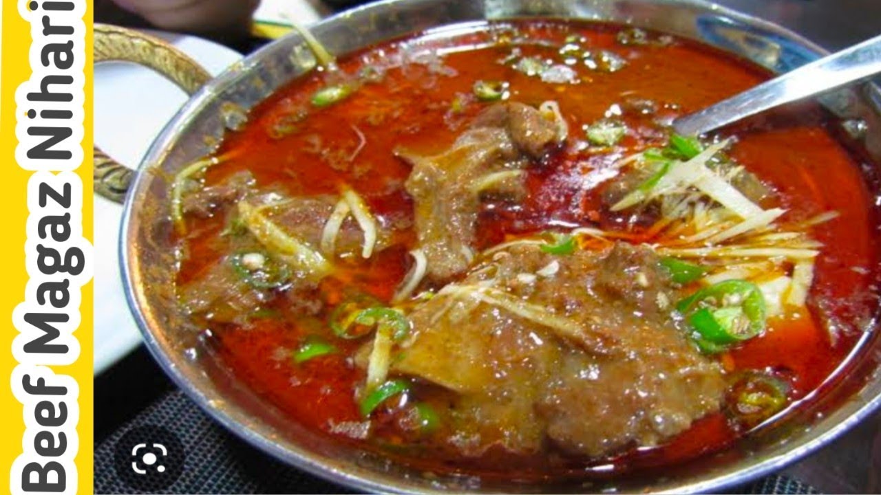Restaurant Style Maghaz Nihari Recipe || Beef Maghaz Nihari || Maghaz ...