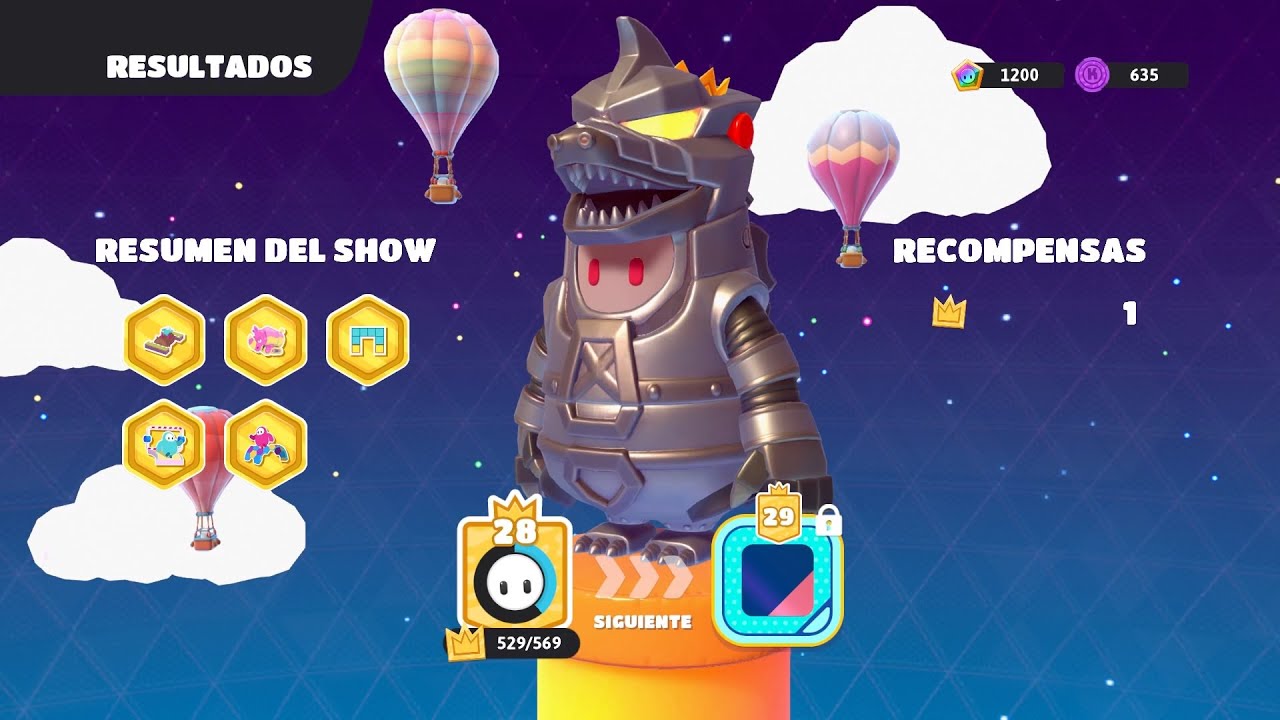 Fall Guys: Mechagodzilla en acción - PARTIDAS RANDOM #28 (SS1) - YouTube