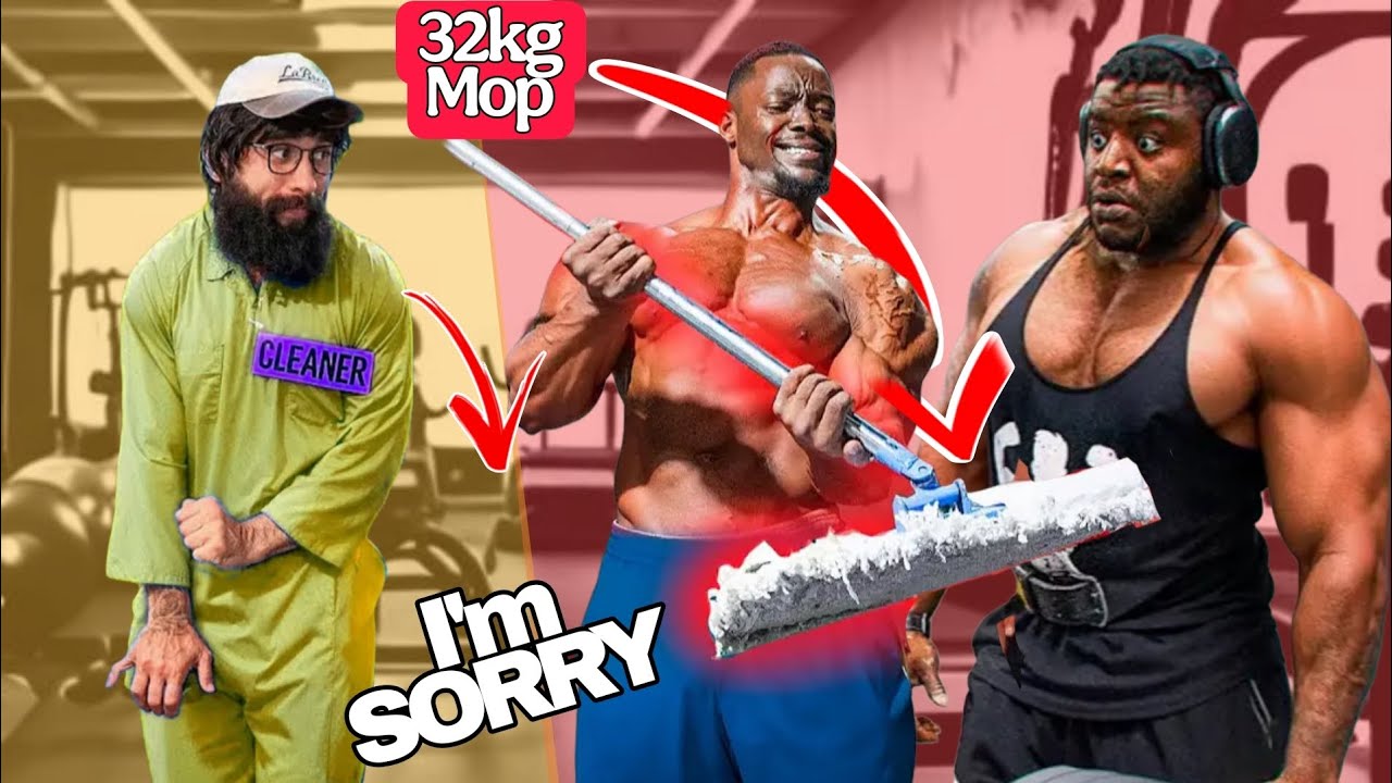 Anatoly Trolls Gym Beasts with a 32kg Mop! Anatoly Best Reactions - YouTube