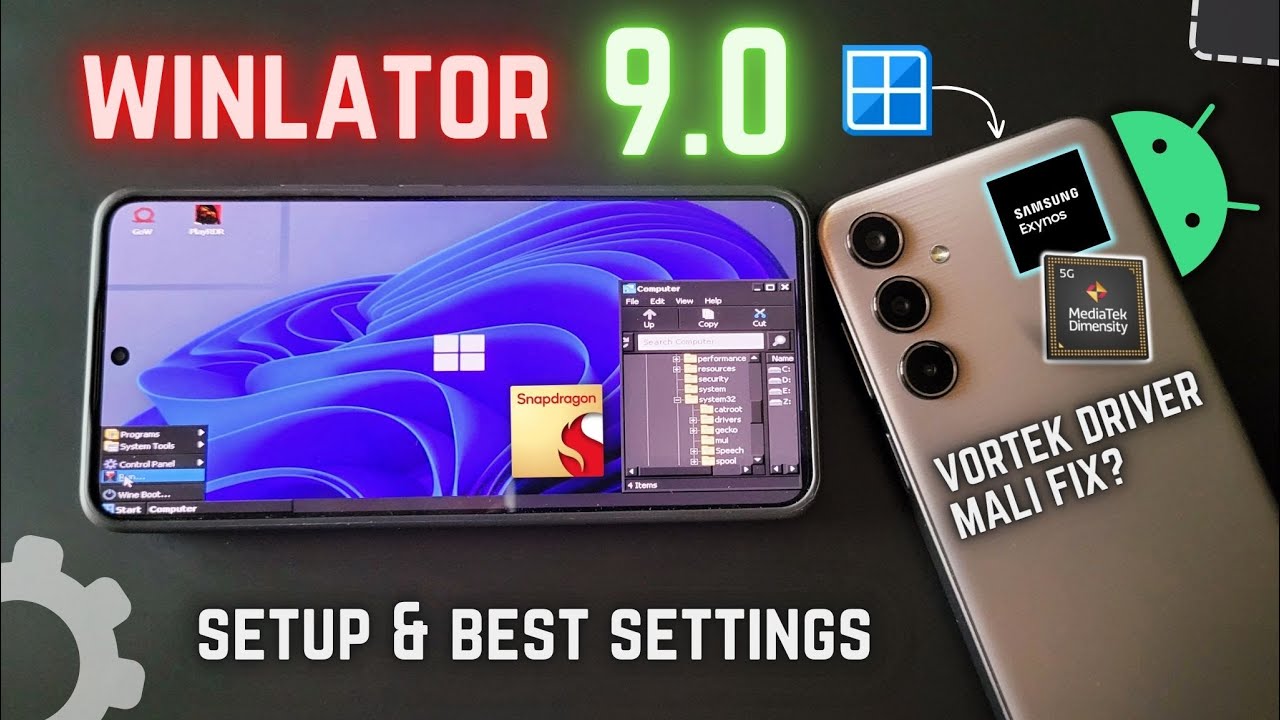 Install Winlator 9.0 PC Emulator on Any Android Phone - NEW UPDATE ...