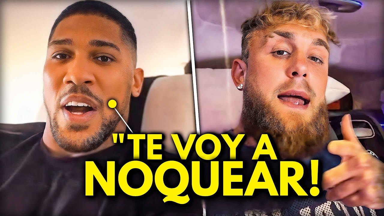 Anthony Joshua EXPLOTA contra Jake Paul y ACEPTA la PELEA contra ÉL ...