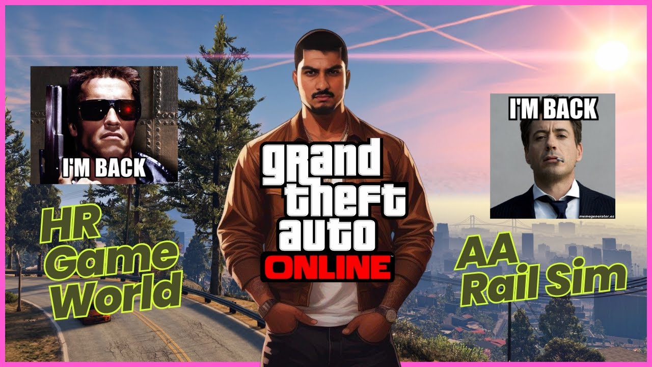 GTA V Online with HR Game World, AA Rail Sim and The Digital LP - YouTube