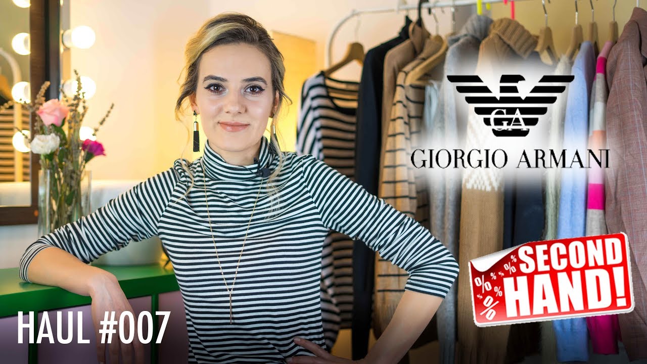 Haine Second-Hand Giorgio ARMANI (Kashmir , Lana) - YouTube