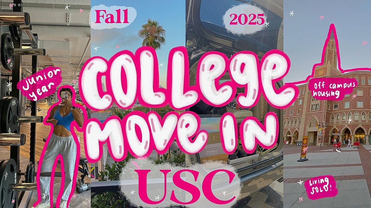 COLLEGE MOVE IN DAY + SOLO APARTMENT TOUR | USC ️ 💛 | FALL 2025 📦 - YouTube