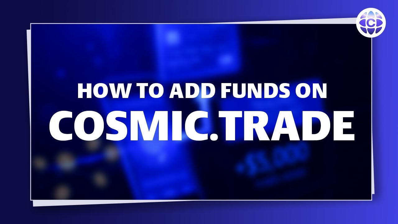 How To Add Funds on Cosmic.trade | Complete Deposit Tutorial - YouTube