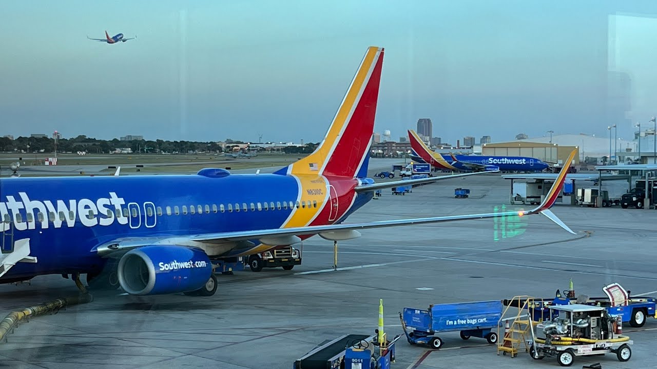 Southwest Airlines Full Flight: Columbus - Dallas Love Field - YouTube