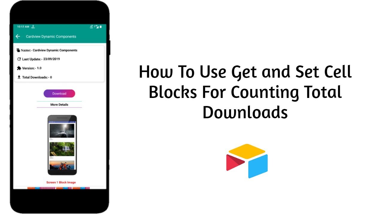 How to use get cell and get cell blocks in kodular - YouTube