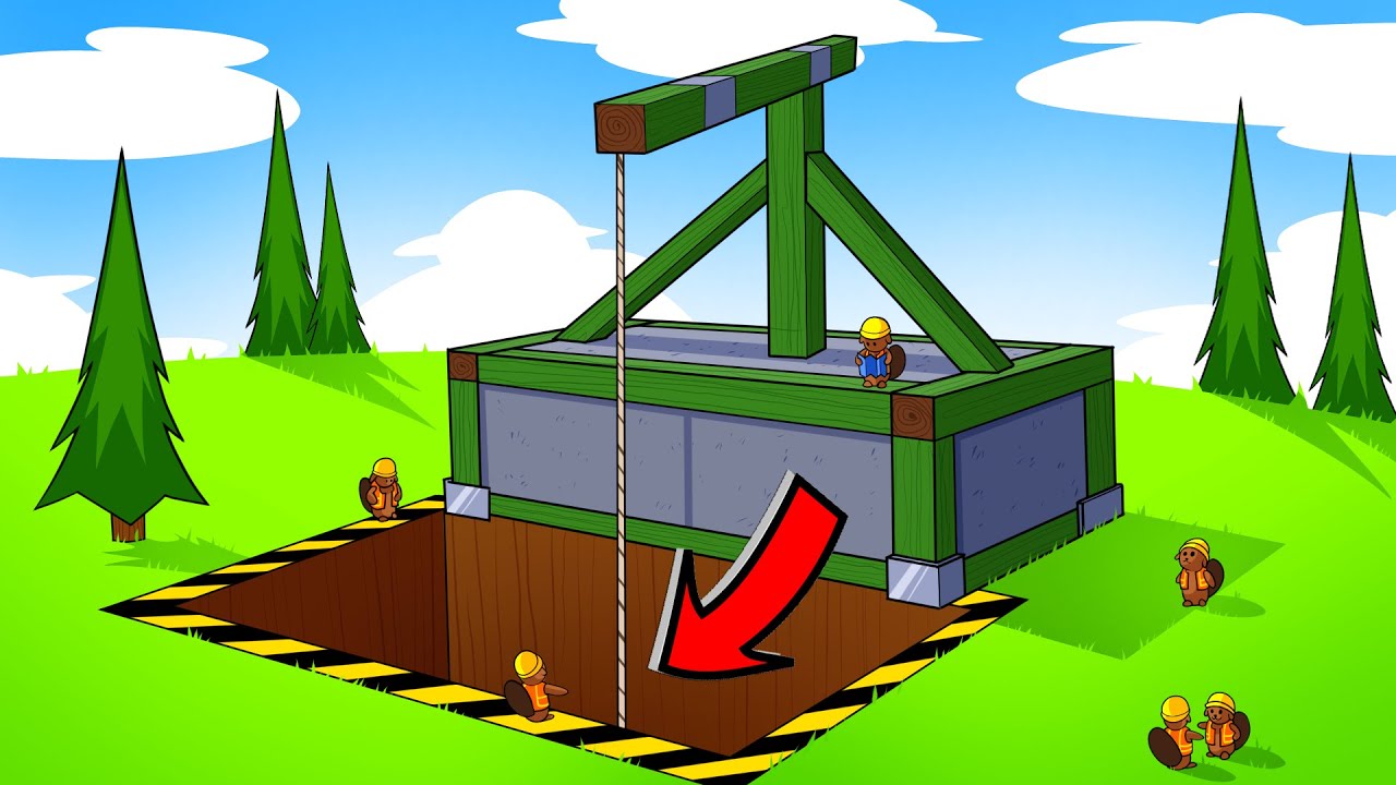 Engineering a deep shaft for UNLIMITED POWER in Timberborn! - YouTube