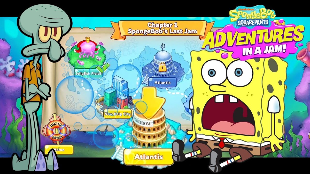 How to get to the Atlantis location? | SpongeBob Adventures: In A Jam ...