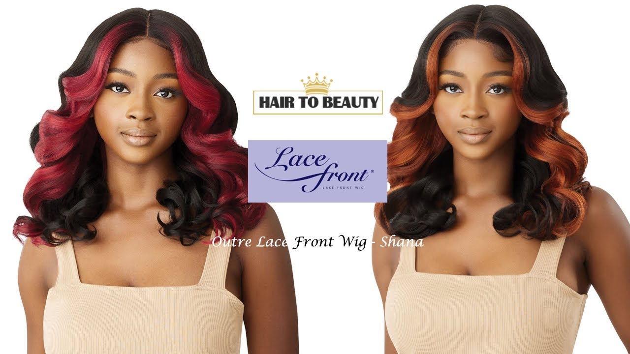 Outre Color Bomb Lace Front Wig (SHANA) - Hair to Beauty New Hair - YouTube