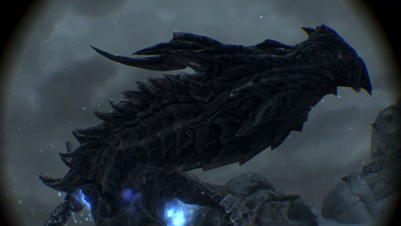 Skyrim VR Alduin at the Throat of the World - YouTube