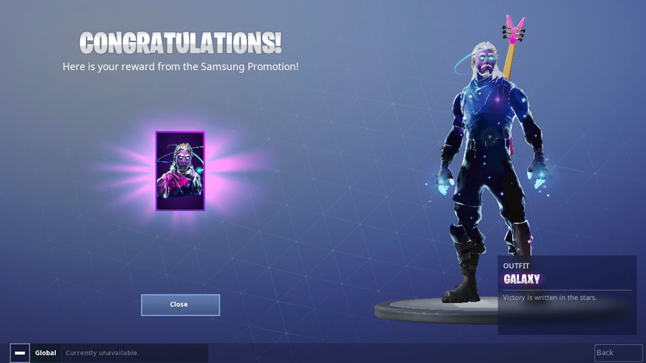 I finally got the (GALAXY SKIN) Check it out !!! - YouTube