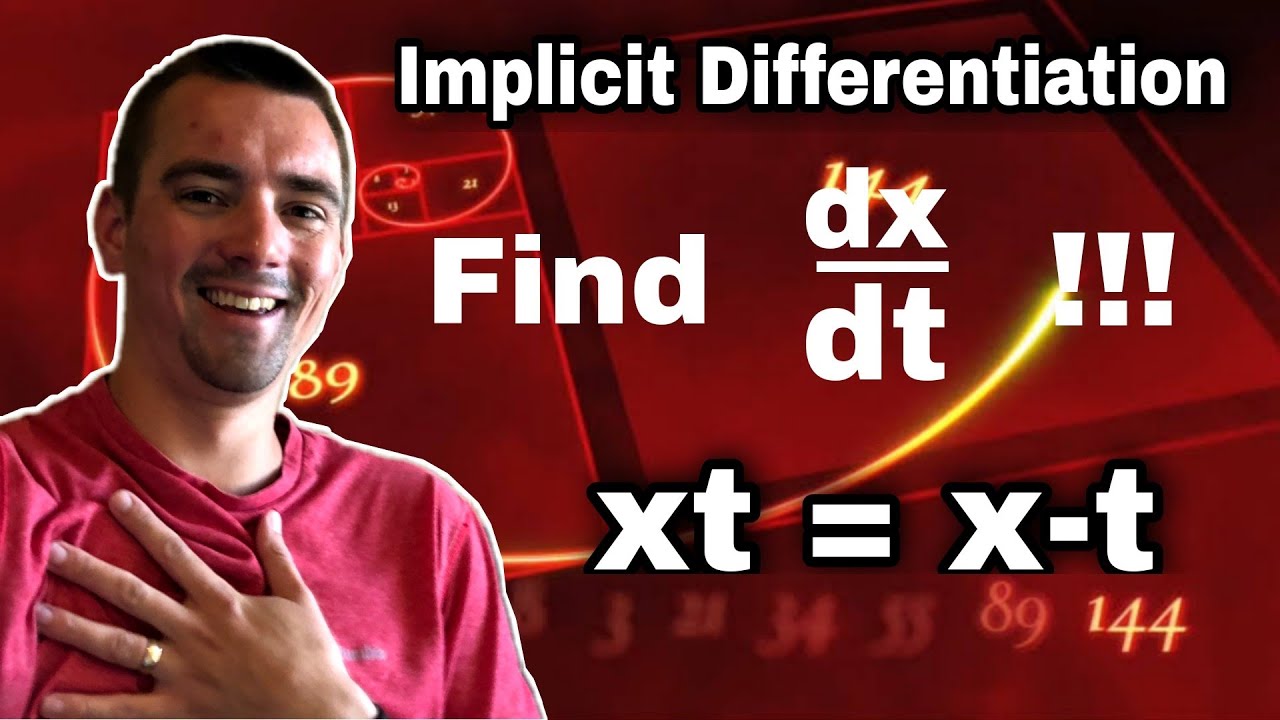 Find dx/dt!?!? WHAT THE HECK IS THIS TRICK AND HOW DO YOU FIND IT ...