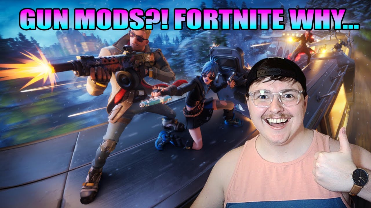 Gun mods in Fortnite?! | Flesh and Blood after | !wins !azeron - YouTube