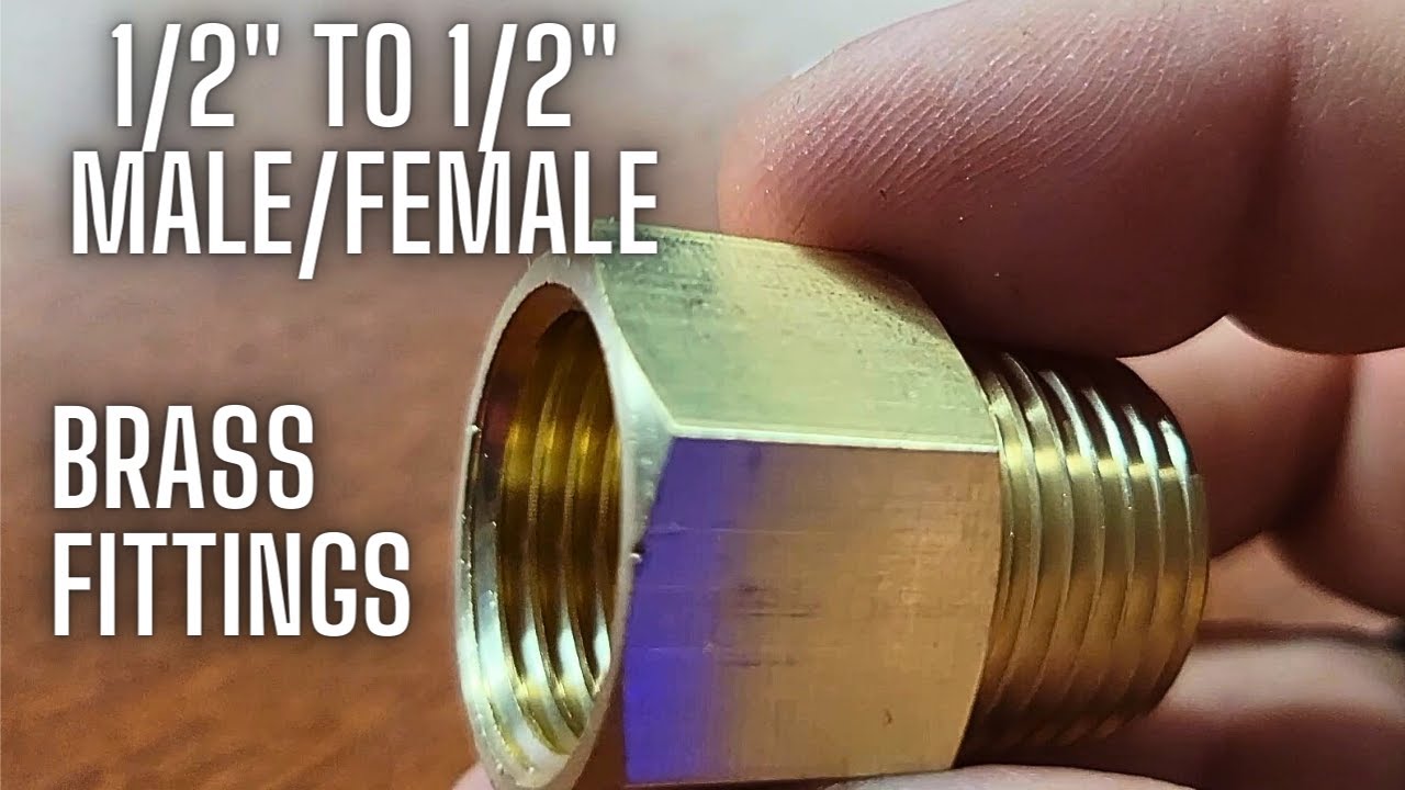 Brass Pipe Fitting | Brass Hex Pipe Fittings Adaptor - YouTube