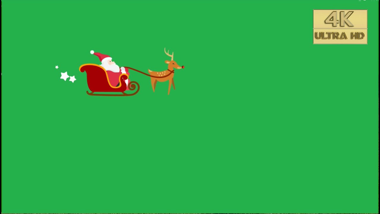 Santa claus green screen video download - YouTube