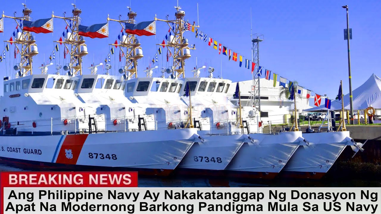 Ang PH Navy Ay Nakakatanggap Ng Donasyon Ng Apat Na Modernong Barkong ...