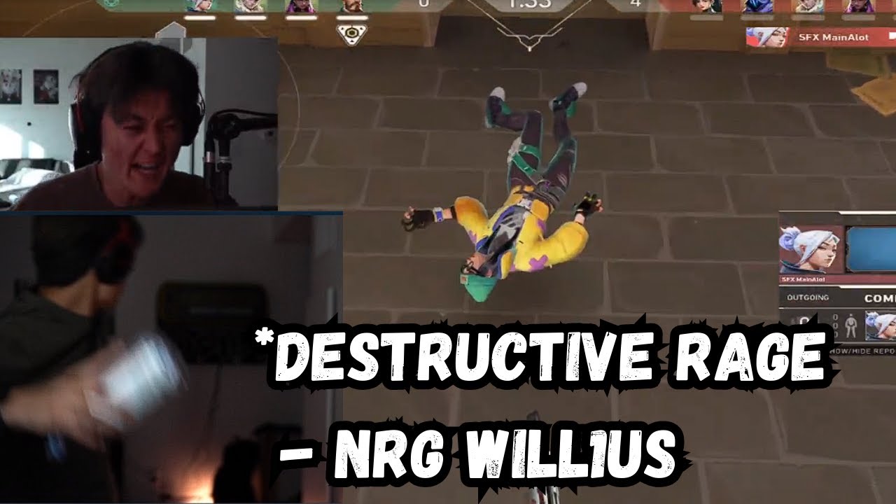 NRG Will1us RIPs The Whole BED in RAGE Because Everything is Going SH*T ...
