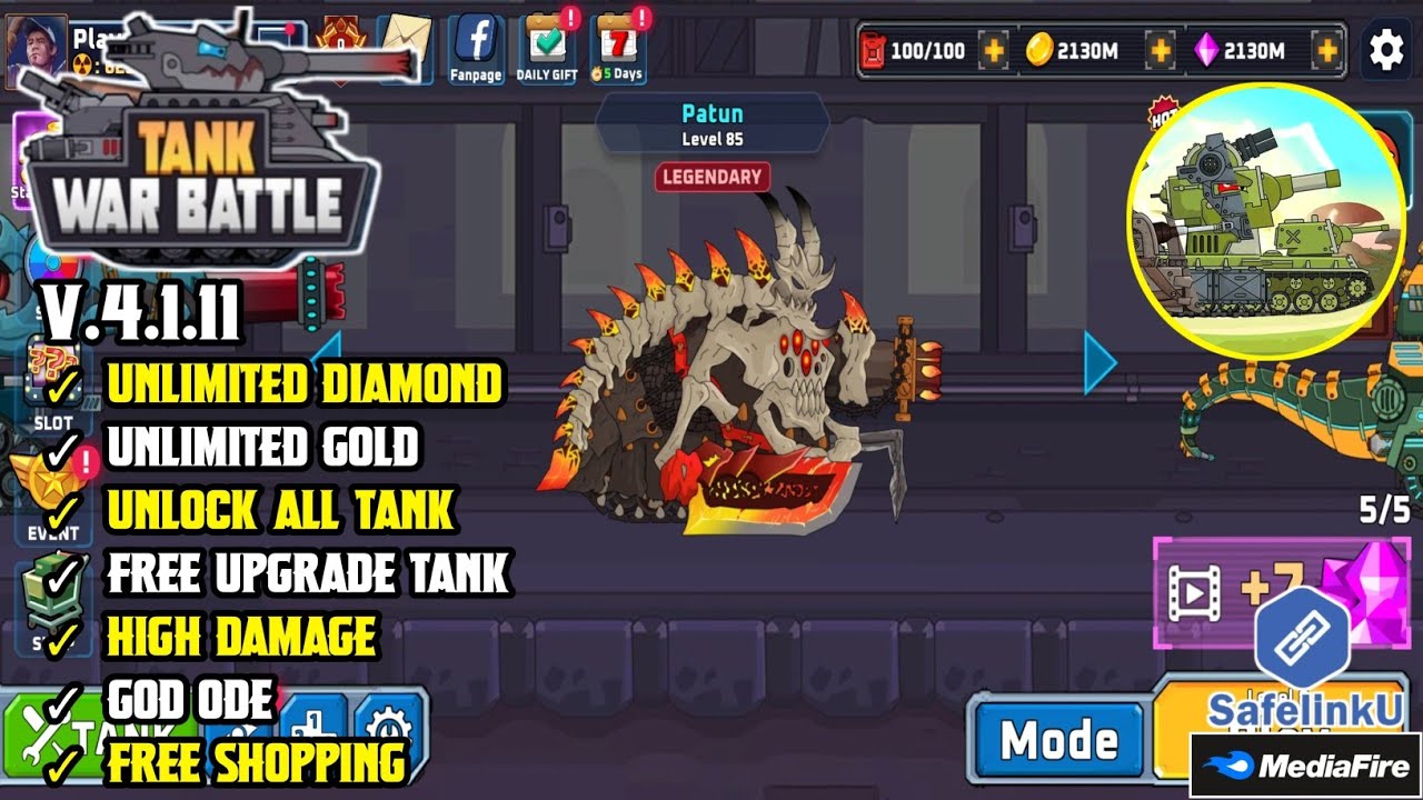 TANK COMBAT : WAR BATTLE MOD APK VERSI TERBARU ( UNLIMITED DIAMOND ...