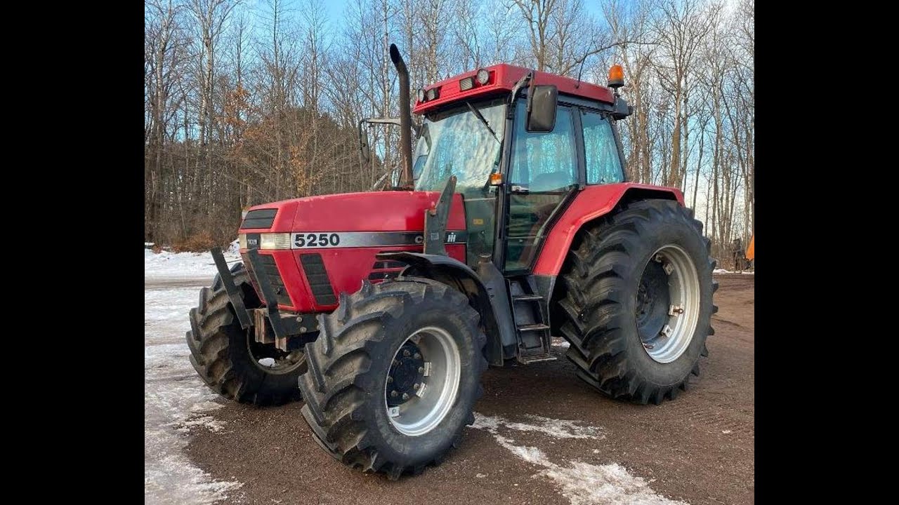 Case 5250 Tractor With Quicke 450 Alo Sweeden Loader - YouTube