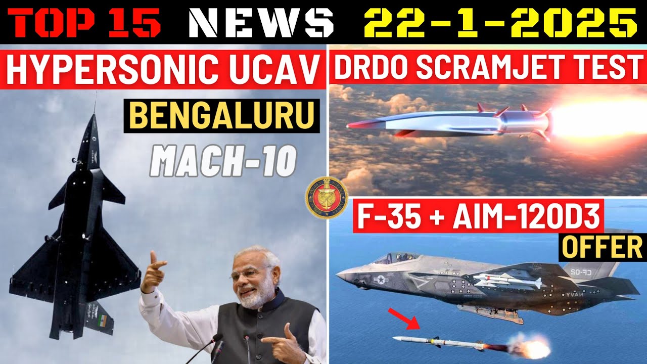 Indian Defence Updates : Indian Hypersonic UCAV,DRDO Scramjet Test ...