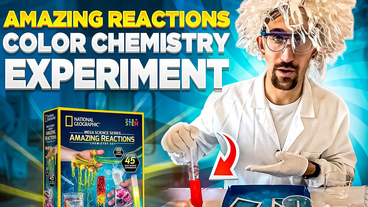 National Geographic Amazing Reactions - Acids and Bases Color Chemistry ...