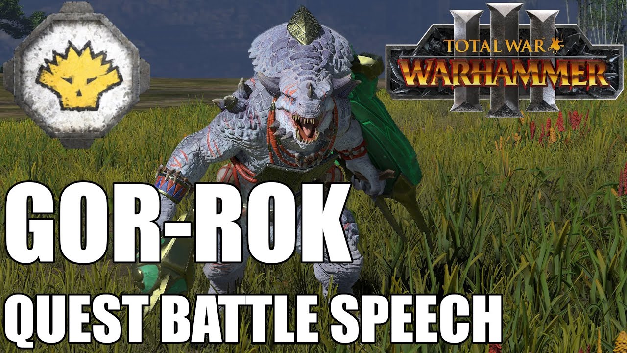 Gor-Rok Quest Battle Speech - YouTube