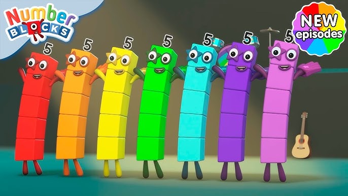 Numberblocks Multiplying By 5 6 7 Numberblocks Times Tables Youtube