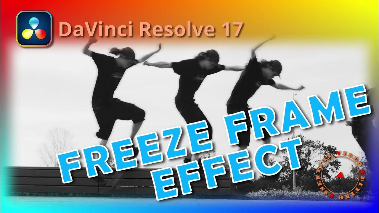 Create Freeze Frame Effect in Davinci Resolve 17 - YouTube