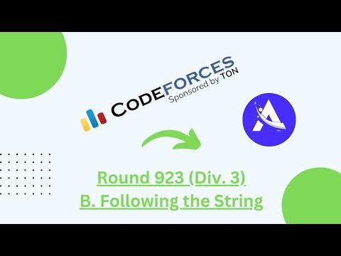 B. Following the string. Codeforces contest 923 div3 solution, problem ...
